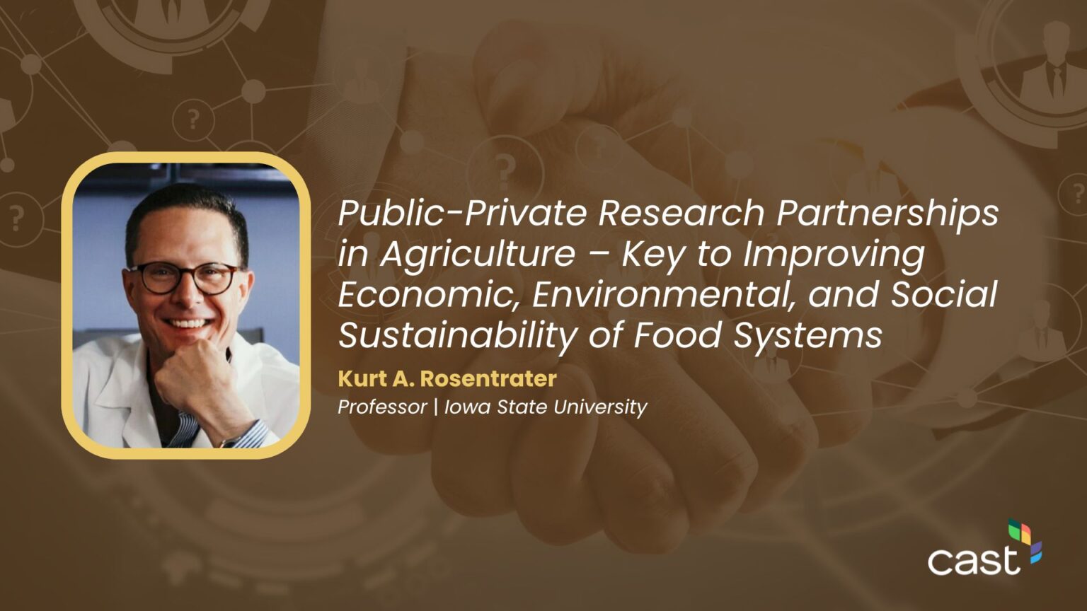 Public-Private Research Partnerships in Agriculture – Key to Improving ...